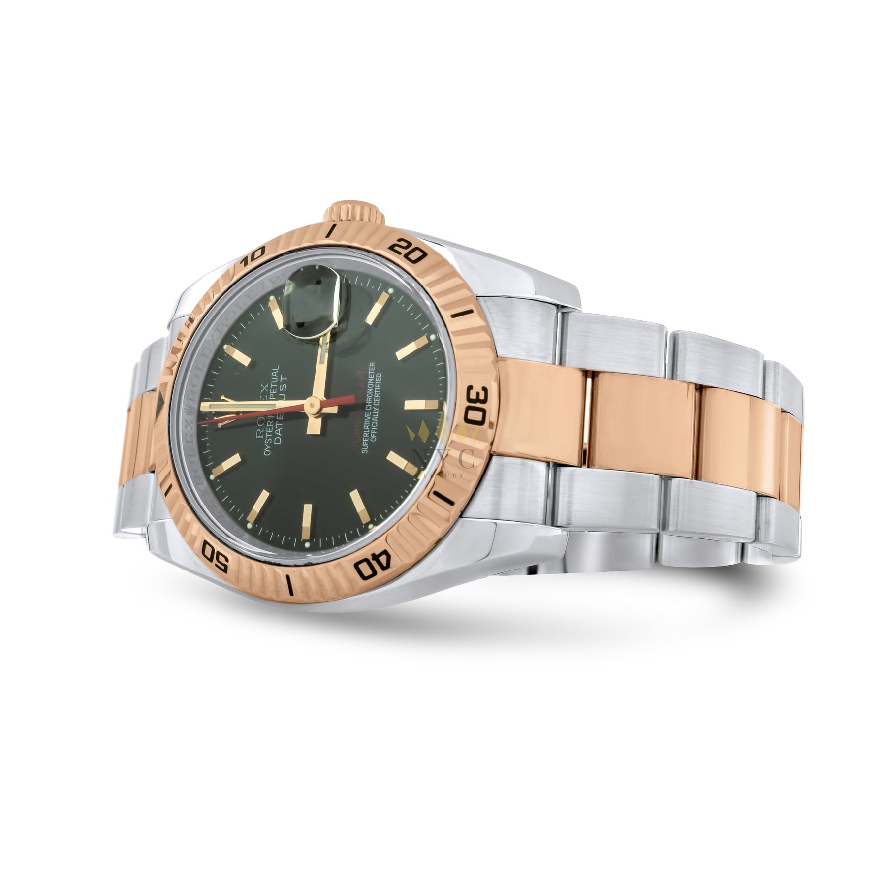 Rolex Datjust 36mm Special Edition "Turn O Graph", Two Tone Rose Gold – NYC Luxury