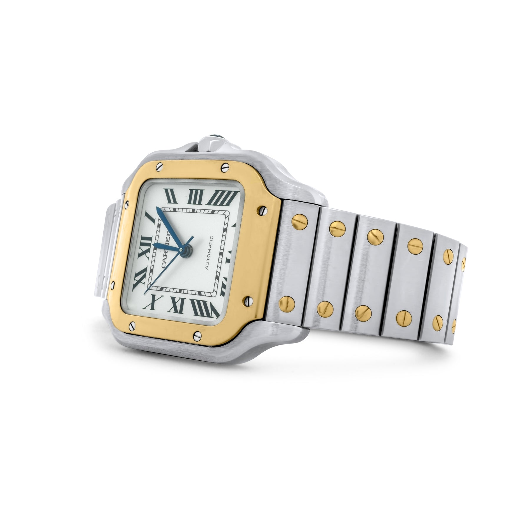 Cartier Santos De CartierTwo Tone Yellow Gold, Midsize, 35mm Ref. W2SA ...